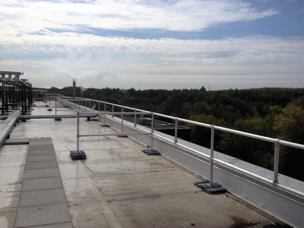 Rooftop Guardrail Systems | Liftsafe Crane Division