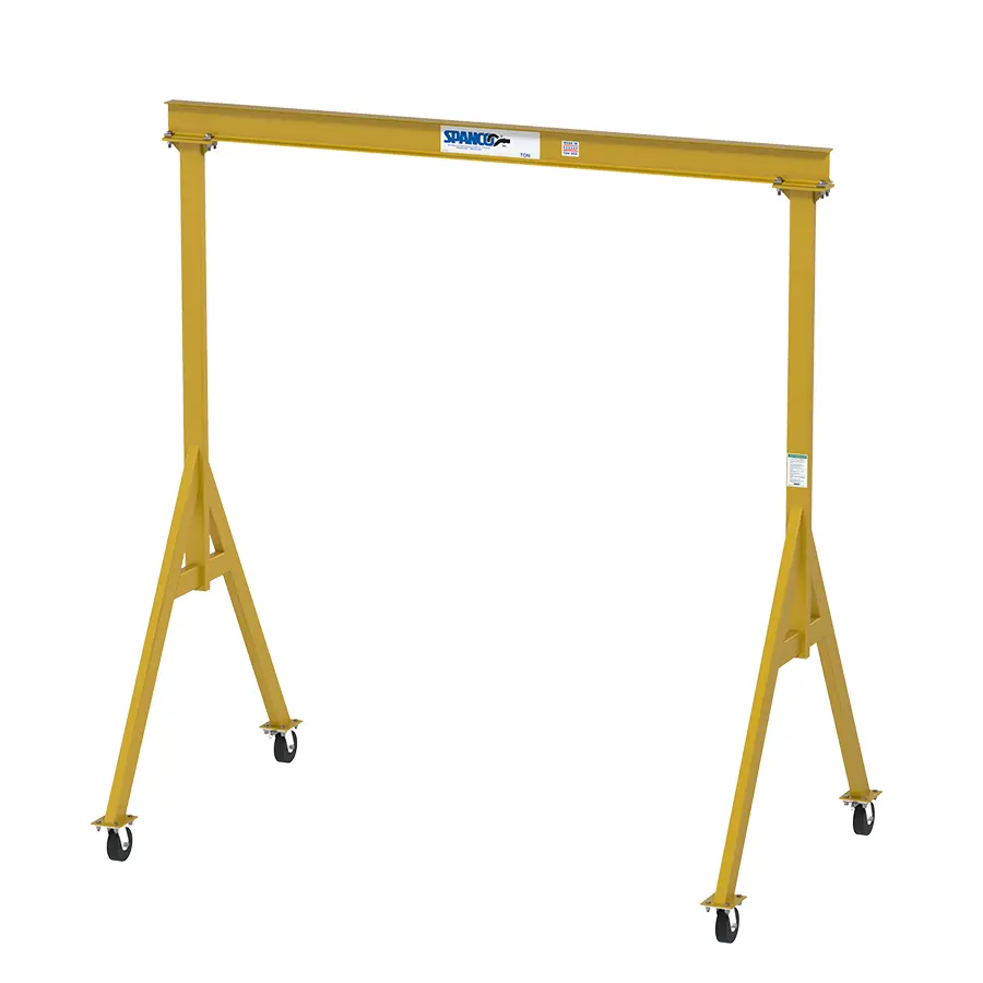 Spanco Fixed and Adjustable Height Gantry Cranes | Liftsafe